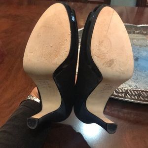 Nina | Shoes | Nina Brand Black Satin Evening Heels | Poshmark